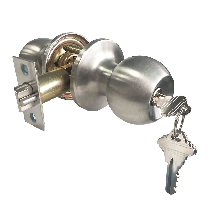 Entry tubular knobset door lock