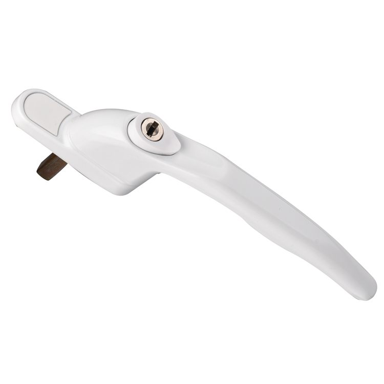 Aluminum zinc white window handle