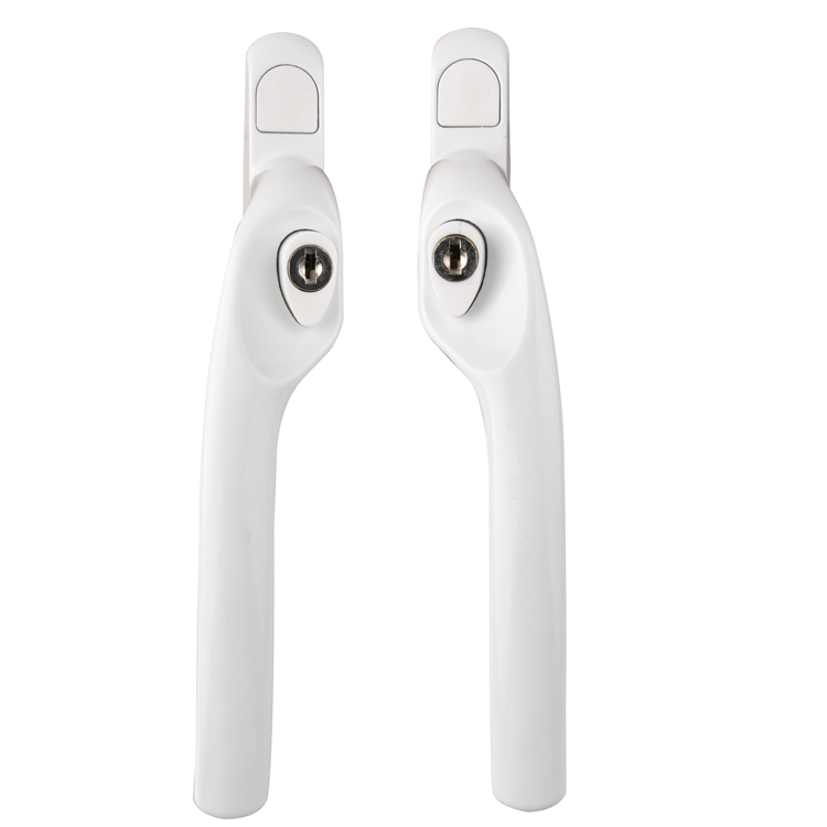 Aluminum zinc white window handle