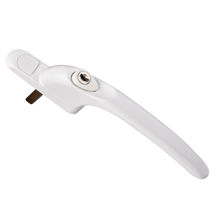 Aluminum zinc white window handle