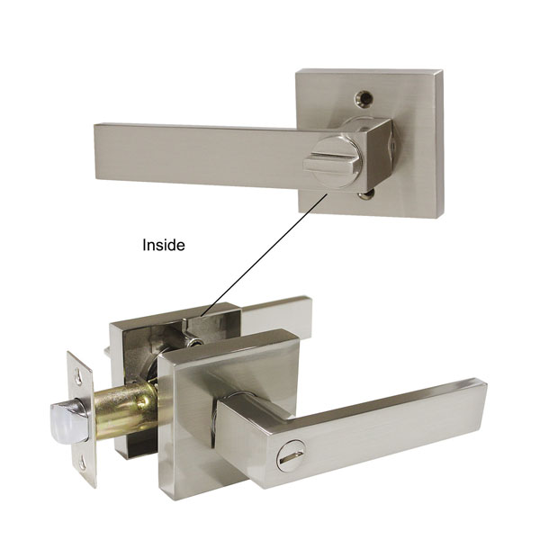 Safe tubular handle lock square handle door lock